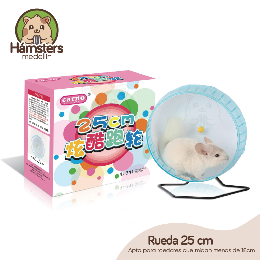 Rueda Hamster Carno 30.CM Erizos - Hámsters Medellín