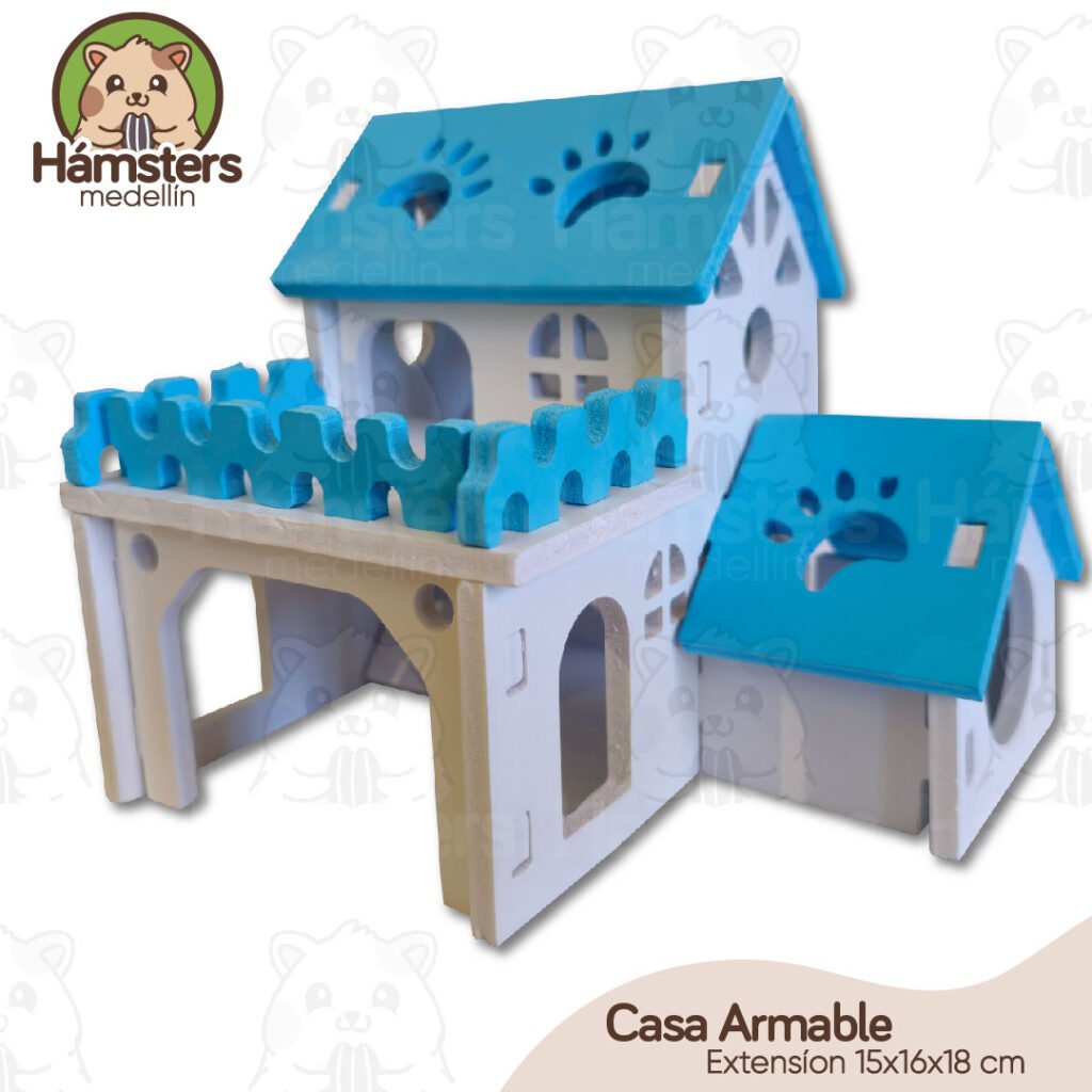 Casa Hámster-Roedores Armable - Hámsters Medellín